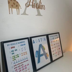 Car Vehicle Transport Childrens Room Decor Nursery Decor, Wall Prints ...