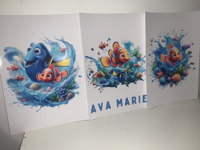 Finding Nemo, Dory Posters, Prints Personalised, Kids Bedroom Decor ...