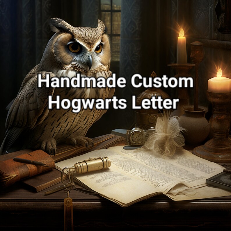 Handmade Custom Hogwarts Letter - Etsy
