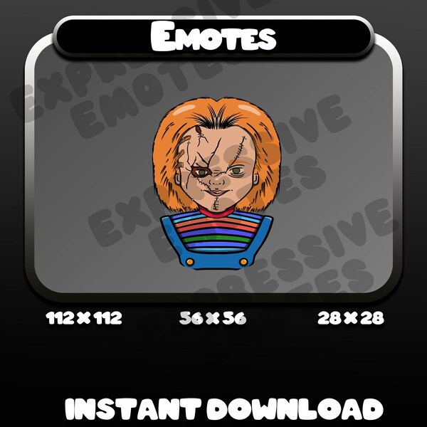 Chucky Twitch Emote - Etsy