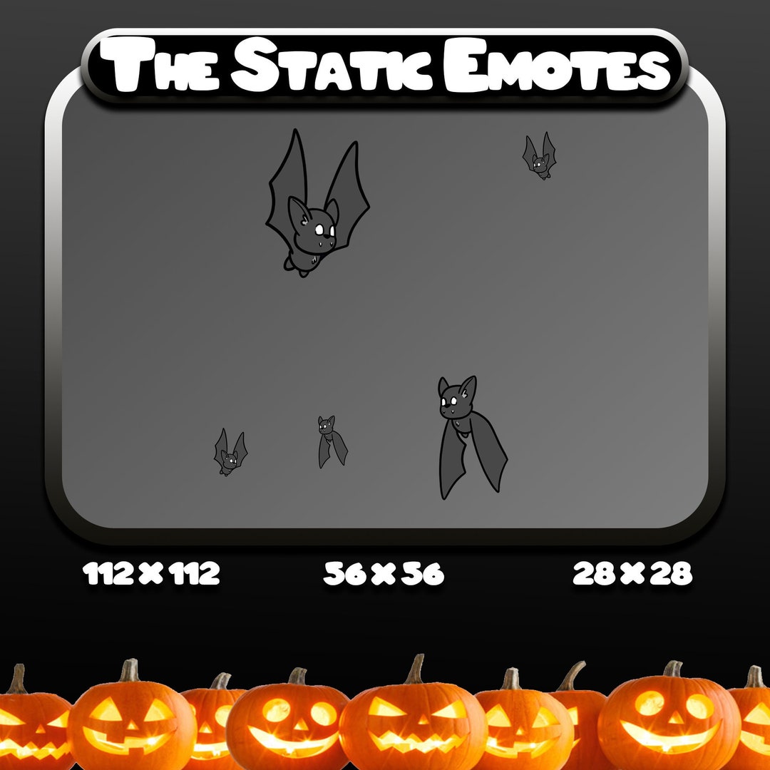 Animated Flying Bats Emote - Etsy