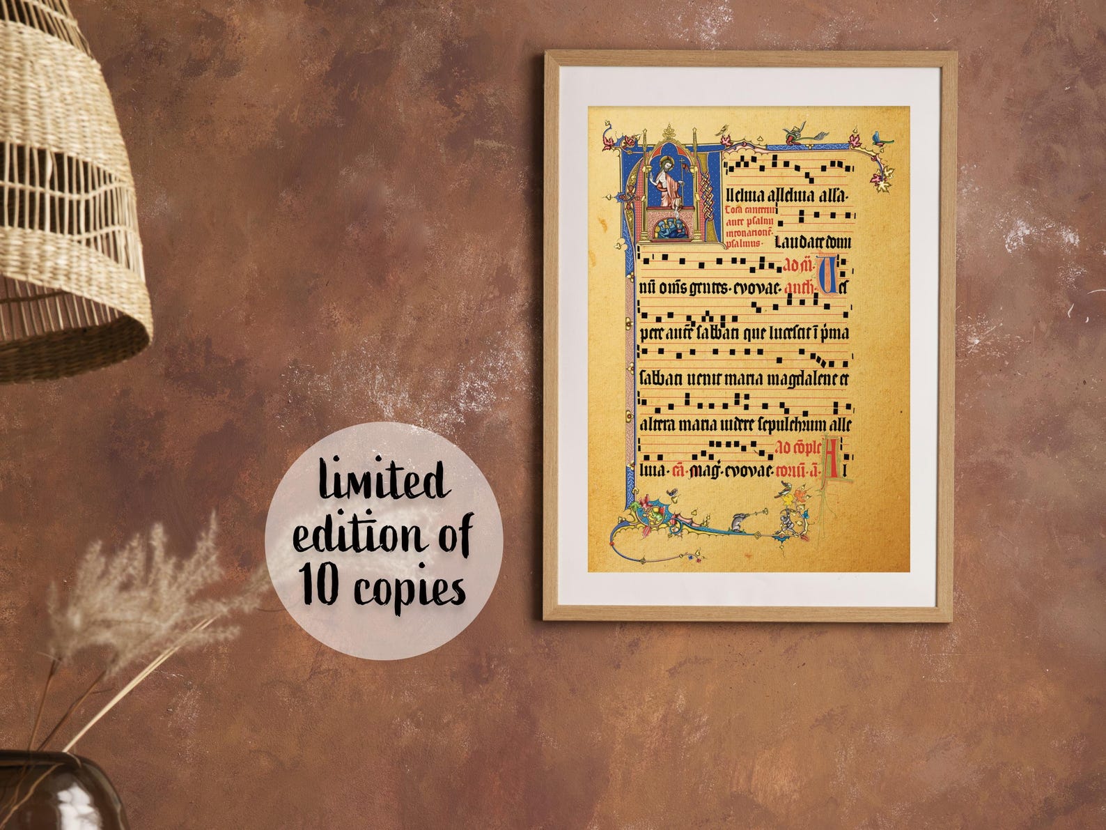 Medieval Illuminated Manuscript Art - Limited Edition of 10 Copies ...