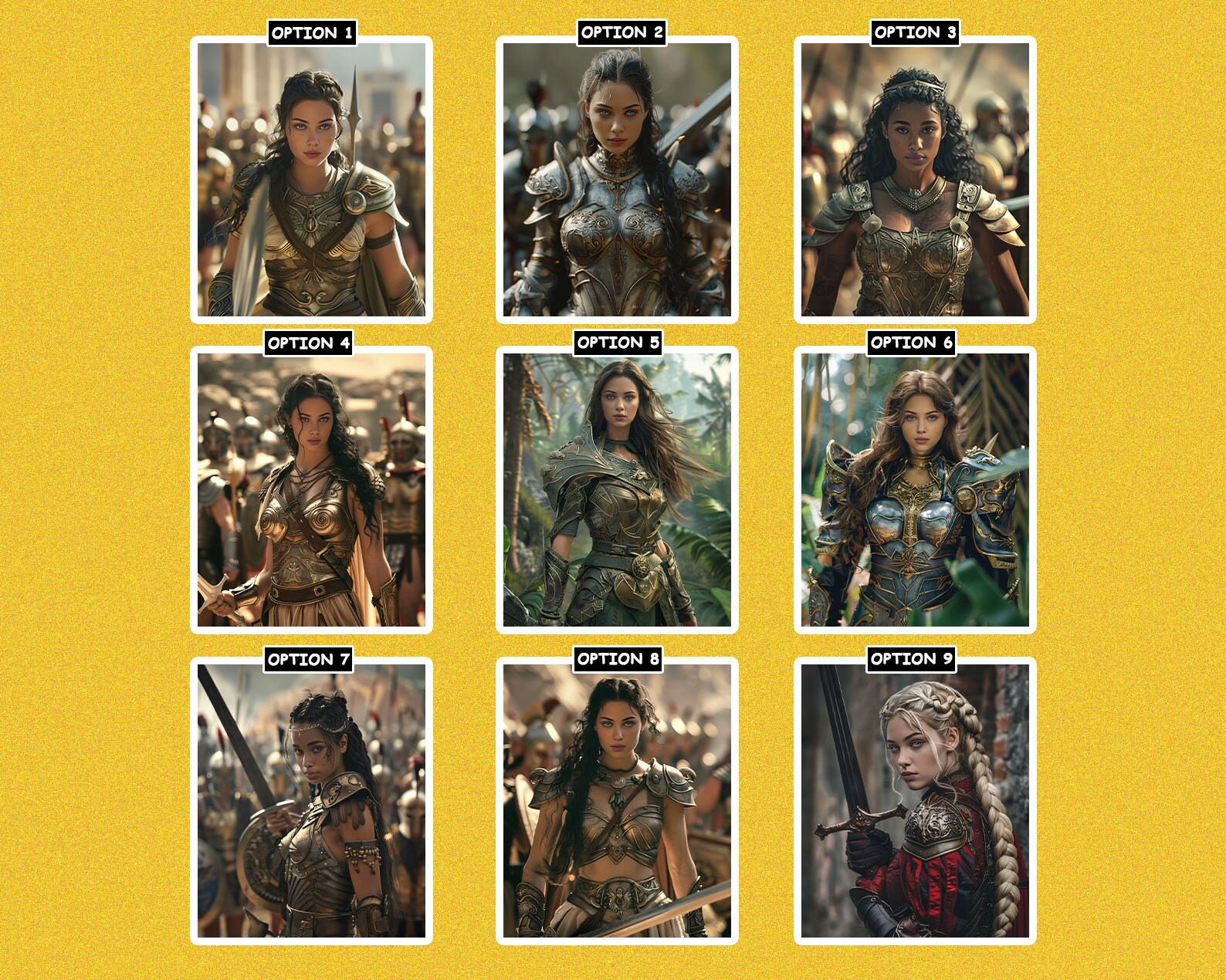 Custom Warrior Queen Portrait Birthday Gift for Wife Royal Portrait ...