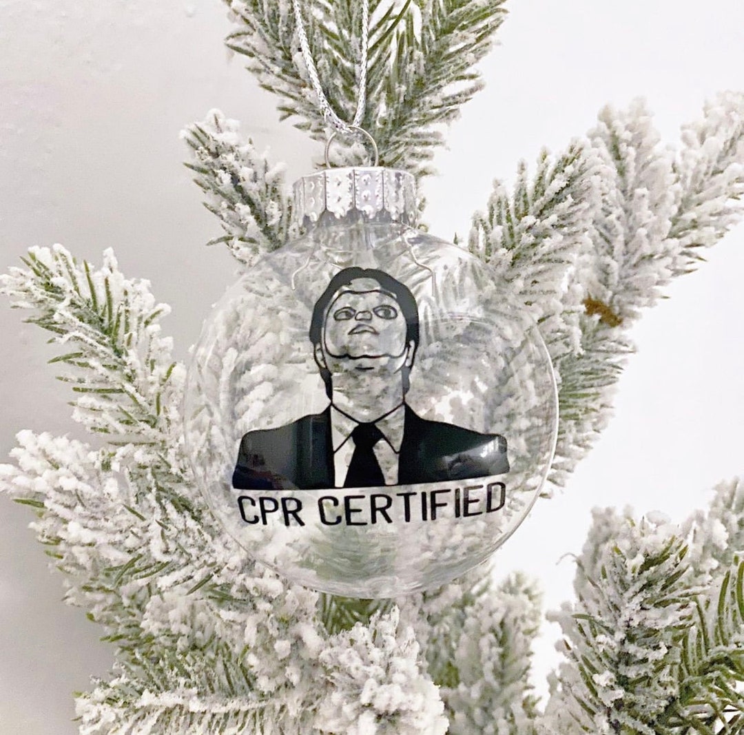 Dwight CPR Certified Ornament - Etsy