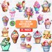 Ice Cream Clipart, Ice Cream Truck Clipart, Sundae Clipart, Summer Ice ...