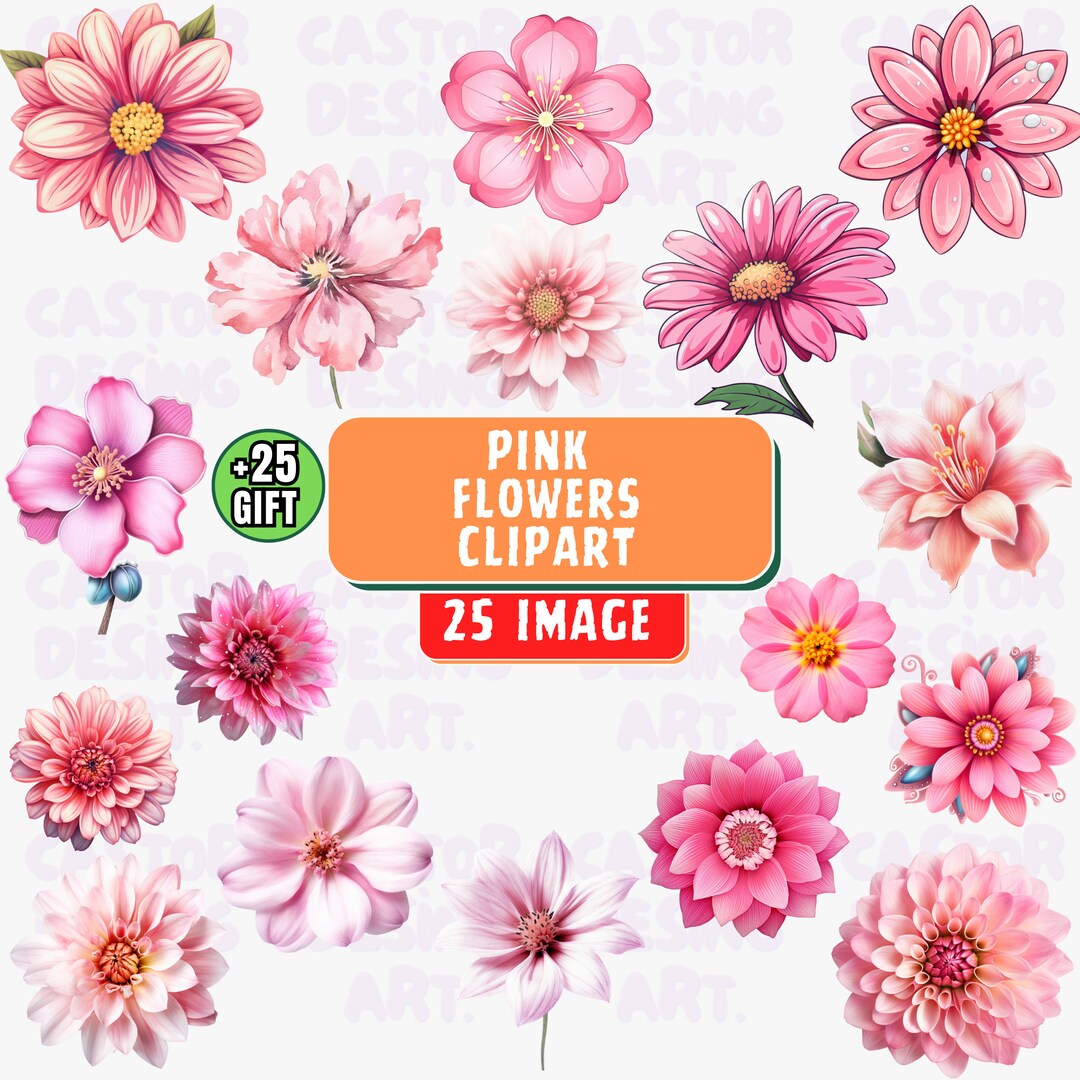 Watercolor Roses, Flower Clipart Roses, Pink Rose Clipart, Rose Flower ...