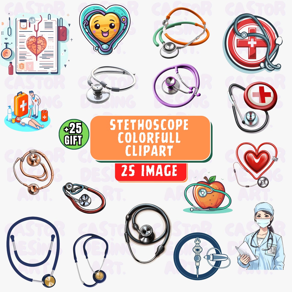 Stethoscope Clipart Nurse Png Sublimation Design Nurse Hand - Etsy