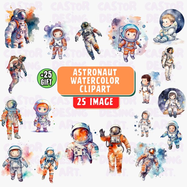 Watercolor Space Art - Etsy