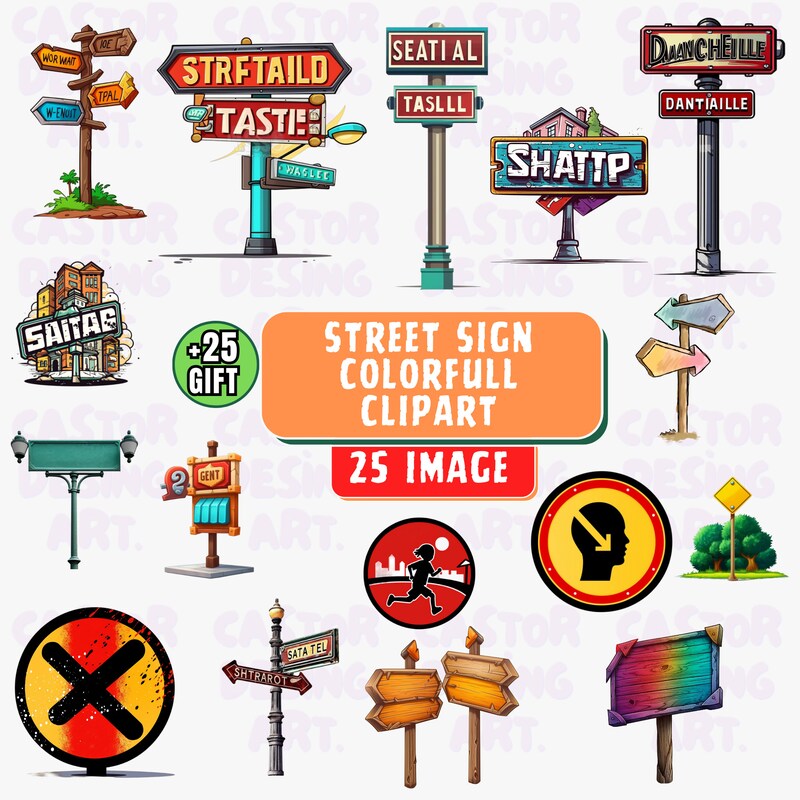 Street Sign Template - Etsy