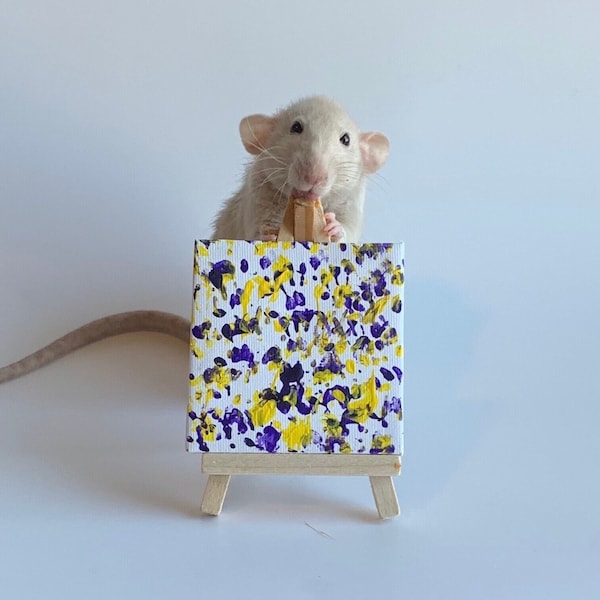 Rat Painting - Etsy