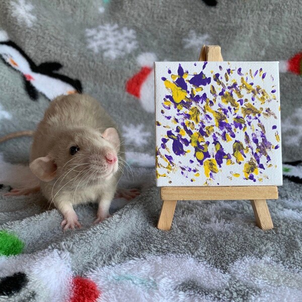 Rat Painting - Etsy