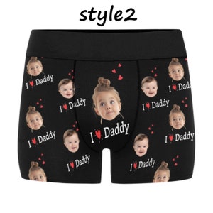 Personalized Boxer Briefs for Men, Father's Day Gift for Dad Husband ...