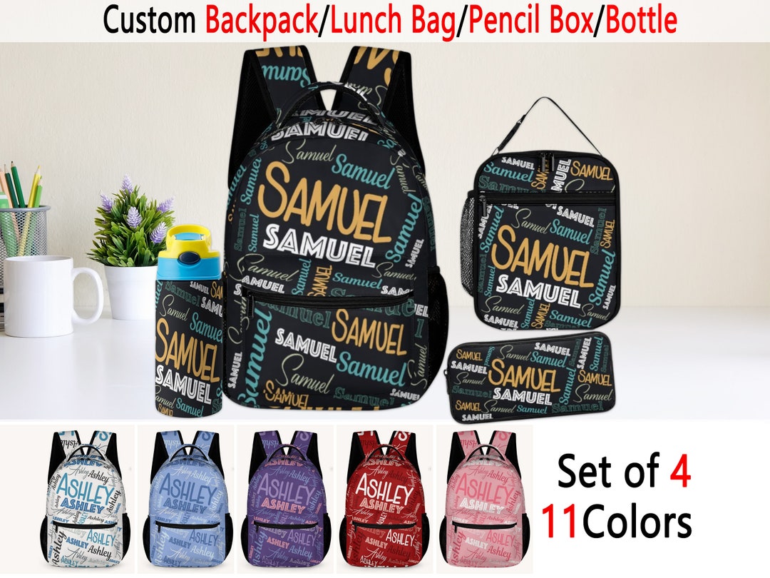 Personalized Name Backpack for Boys Girls Kids, Custom Name on School ...