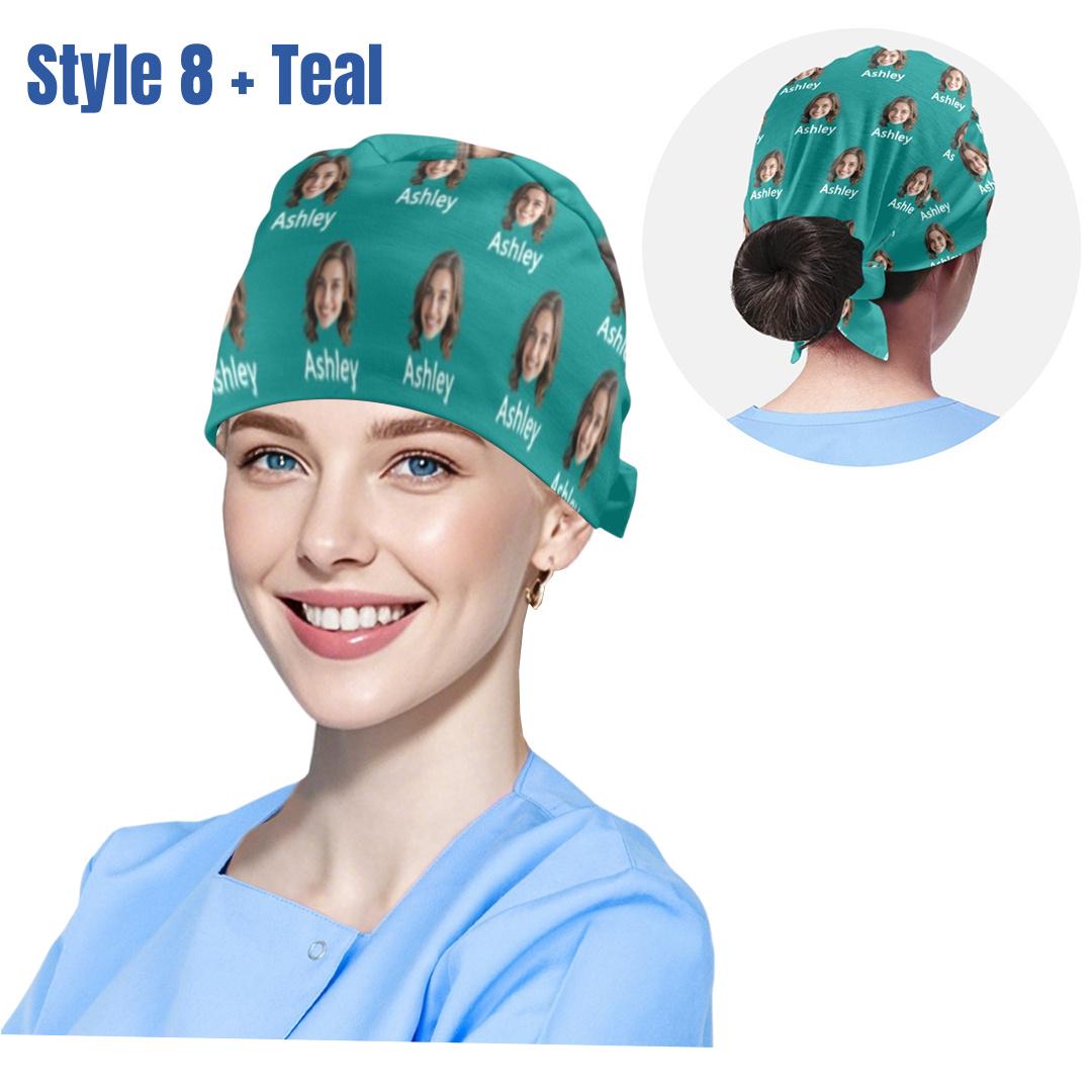 Personalized Scrub Caps for Women Men Custom Surgical Scrub Hats With ...