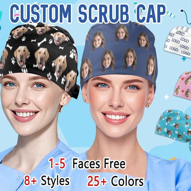 Scrub Caps for Women - Etsy