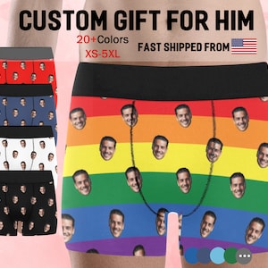 Personalized Boxer Briefs for Gay, Personalized LGBT Valentine's Day ...