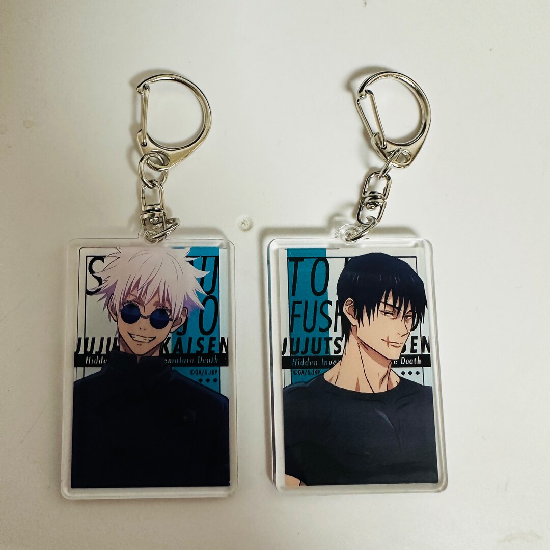 Buy Jujutsu Kaisen Keychain Gojo Satoru & Toji Fushiguro Anime Online ...