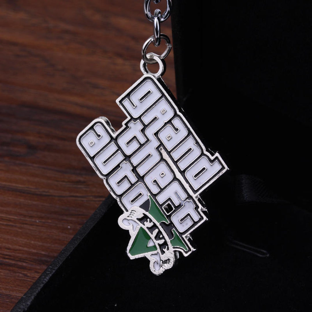 Gta Keychain Gta 5 Keychain Grand Theft Auto 5 Grand - Etsy
