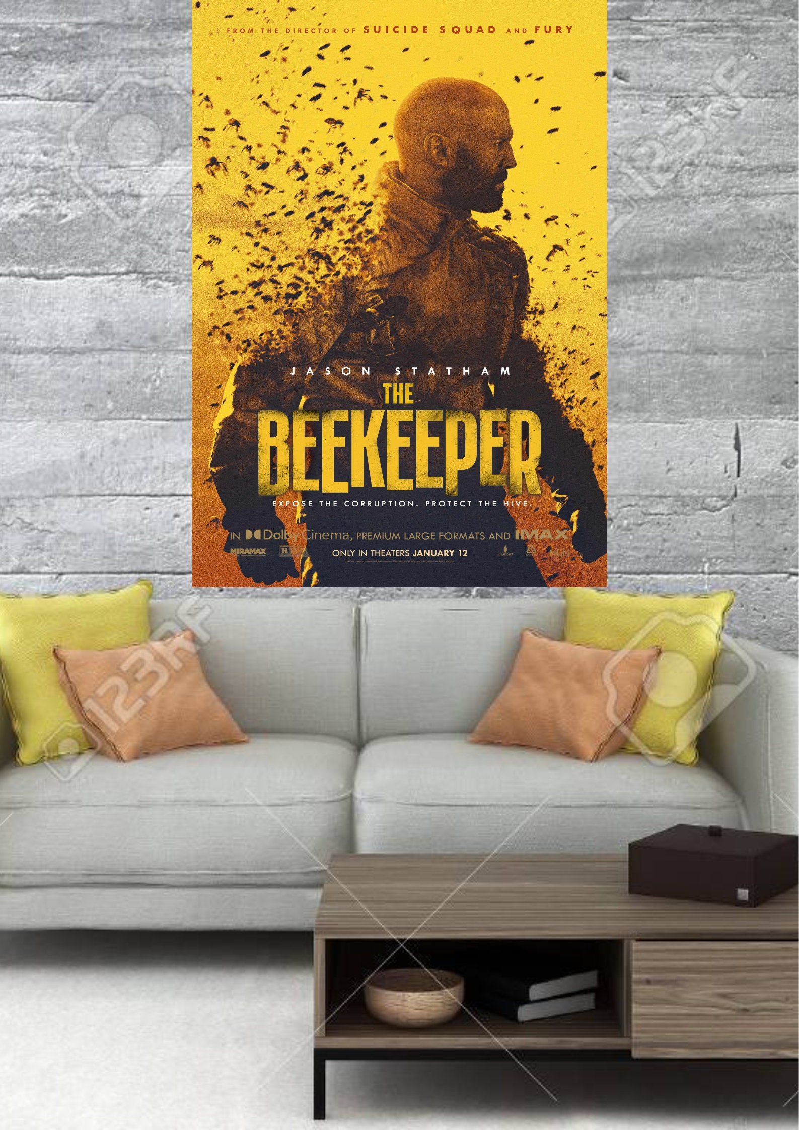 The Beekeeper Movie Poster, The Beekeeper 2024 Poster sold by Lesli ...