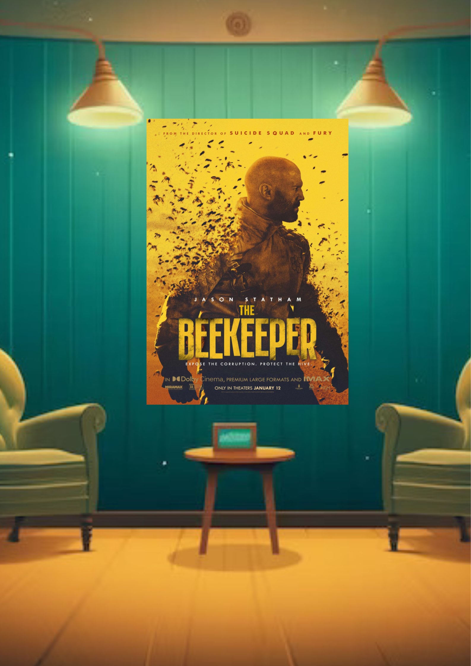 The Beekeeper Movie Poster, The Beekeeper 2024 Poster sold by Lesli ...