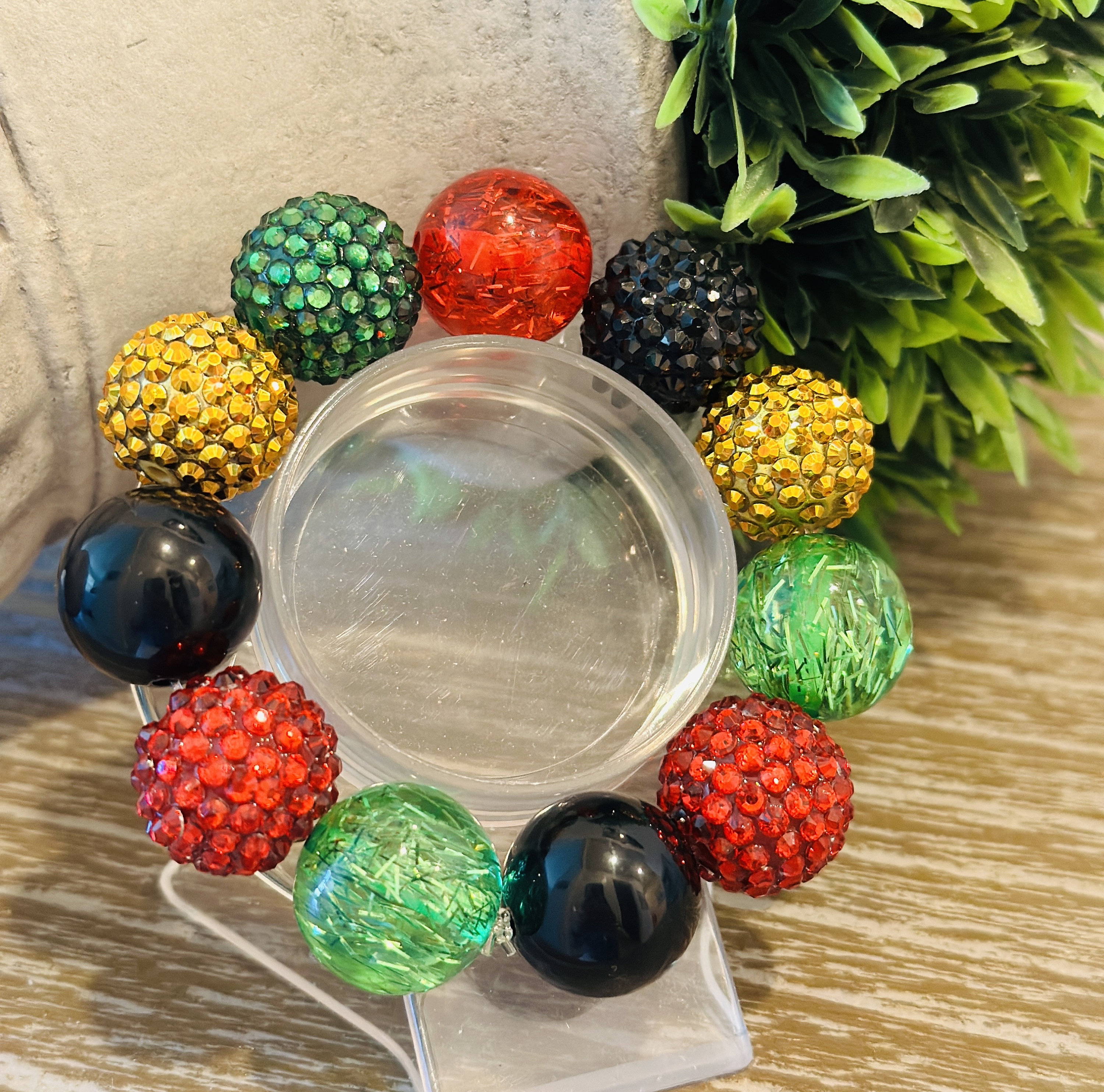 Juneteenth Statement Bracelet Juneteenth Bracelet Black Gold Red Green ...