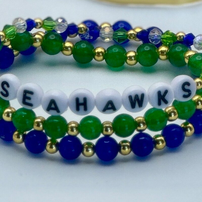 Seahawks Bracelet - Etsy