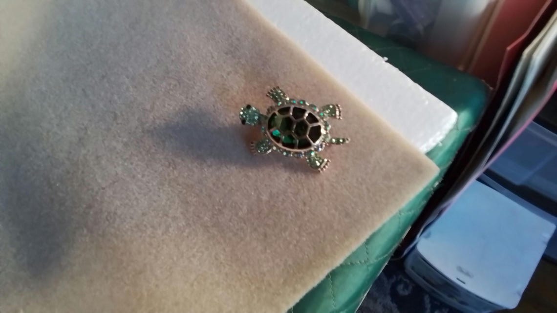 Turtle Pin - Etsy
