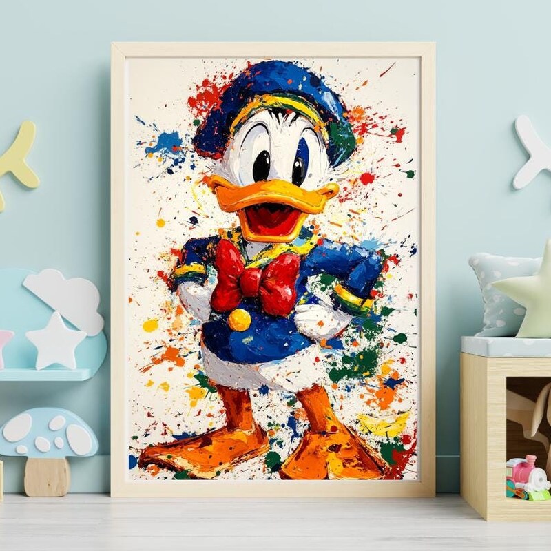 Donald Duck Posters - Etsy