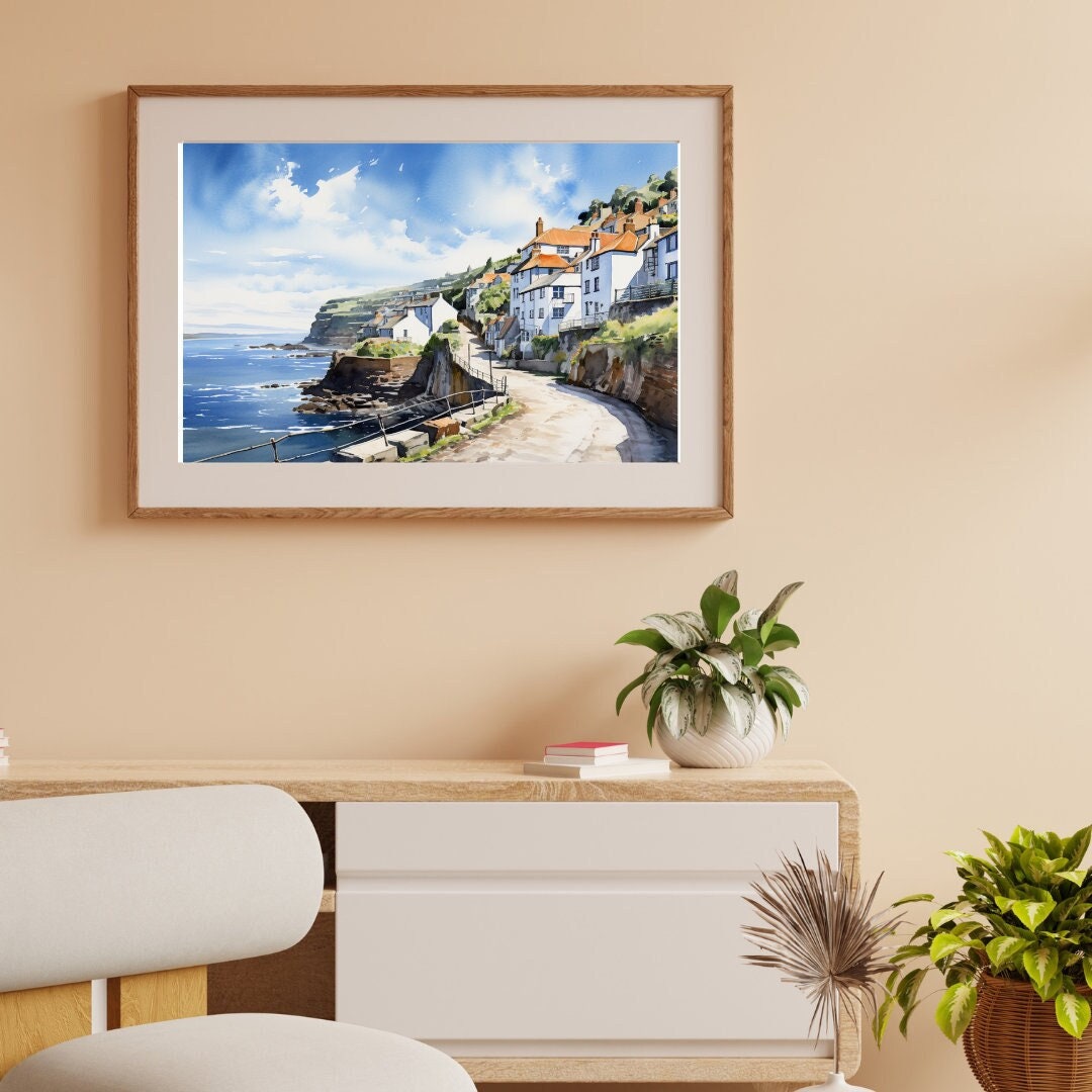 Cornish Watercolour Prints, Seaside Wall Art, Seaside Prints, Cornish ...