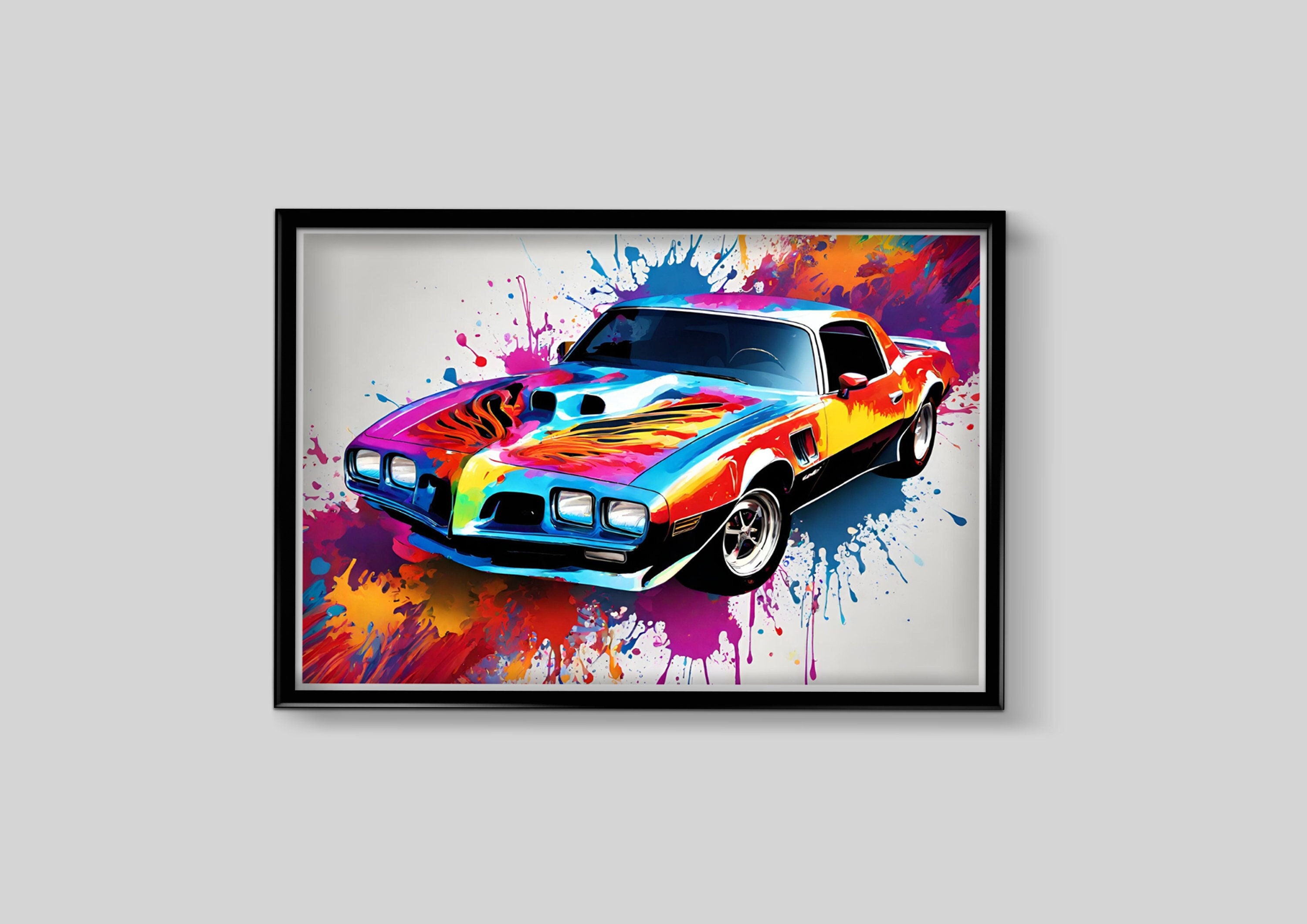Pontiac Trans AM Print Trans Am Poster Retro Car Prints - Etsy