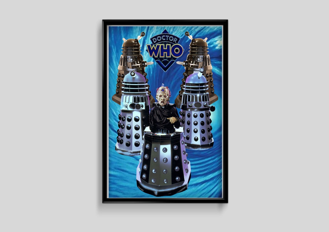 Doctor Who, Daleks, Davros, Doctor Who Poster, Doctor Who Print 60 Year ...