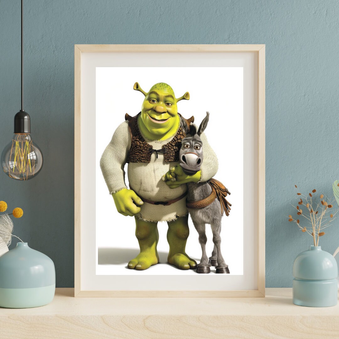Shrek Poster, Disney Prints, Animal Prints, Animal Prints, Nursery Wall ...