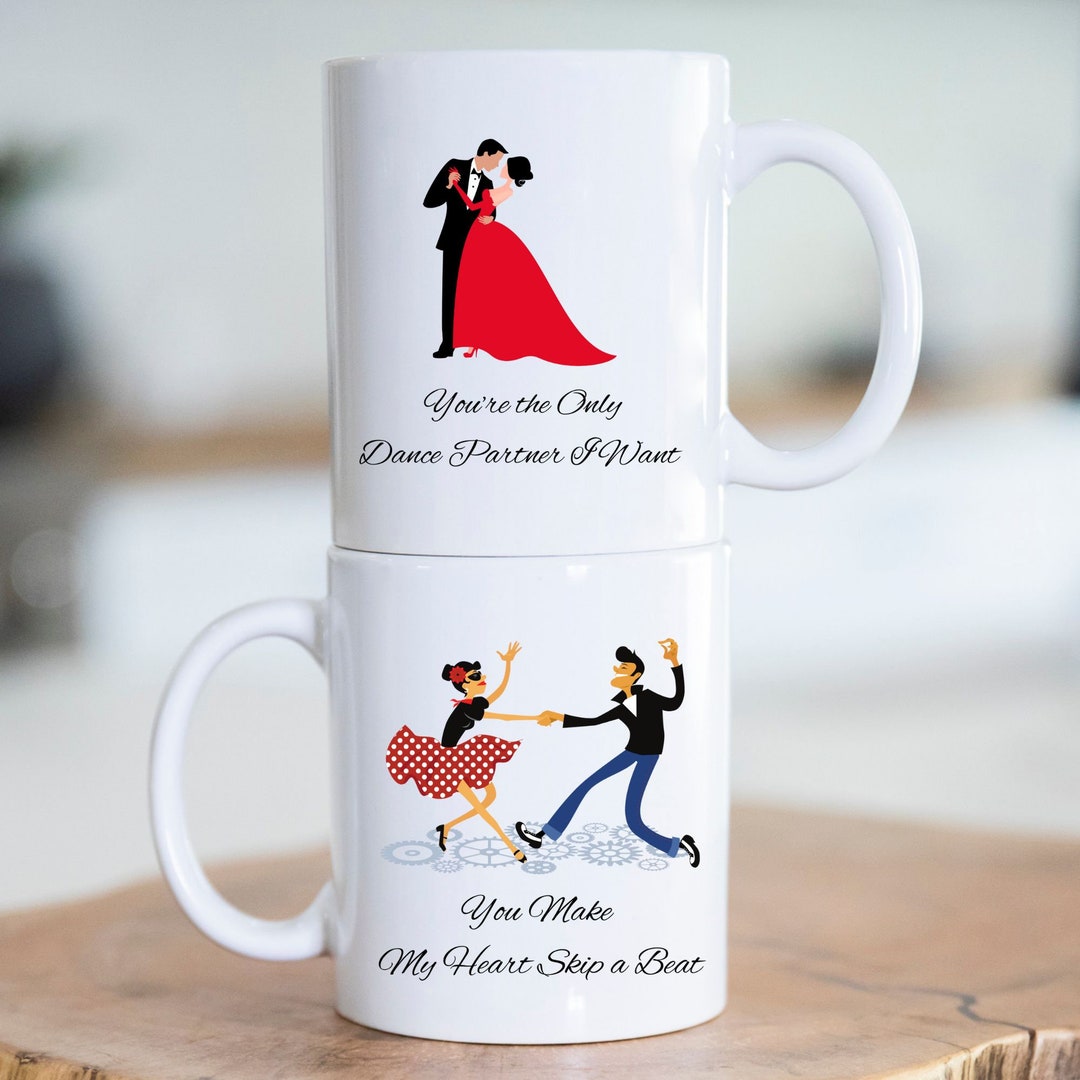 Custom Couple Dancing Mug: Gift for Dancers - Etsy