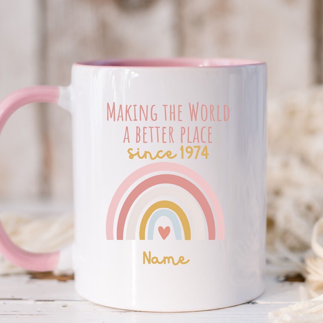 50th Birthday Mug Gift, Birthday Gifts for Women, Men, Turning 50 ...