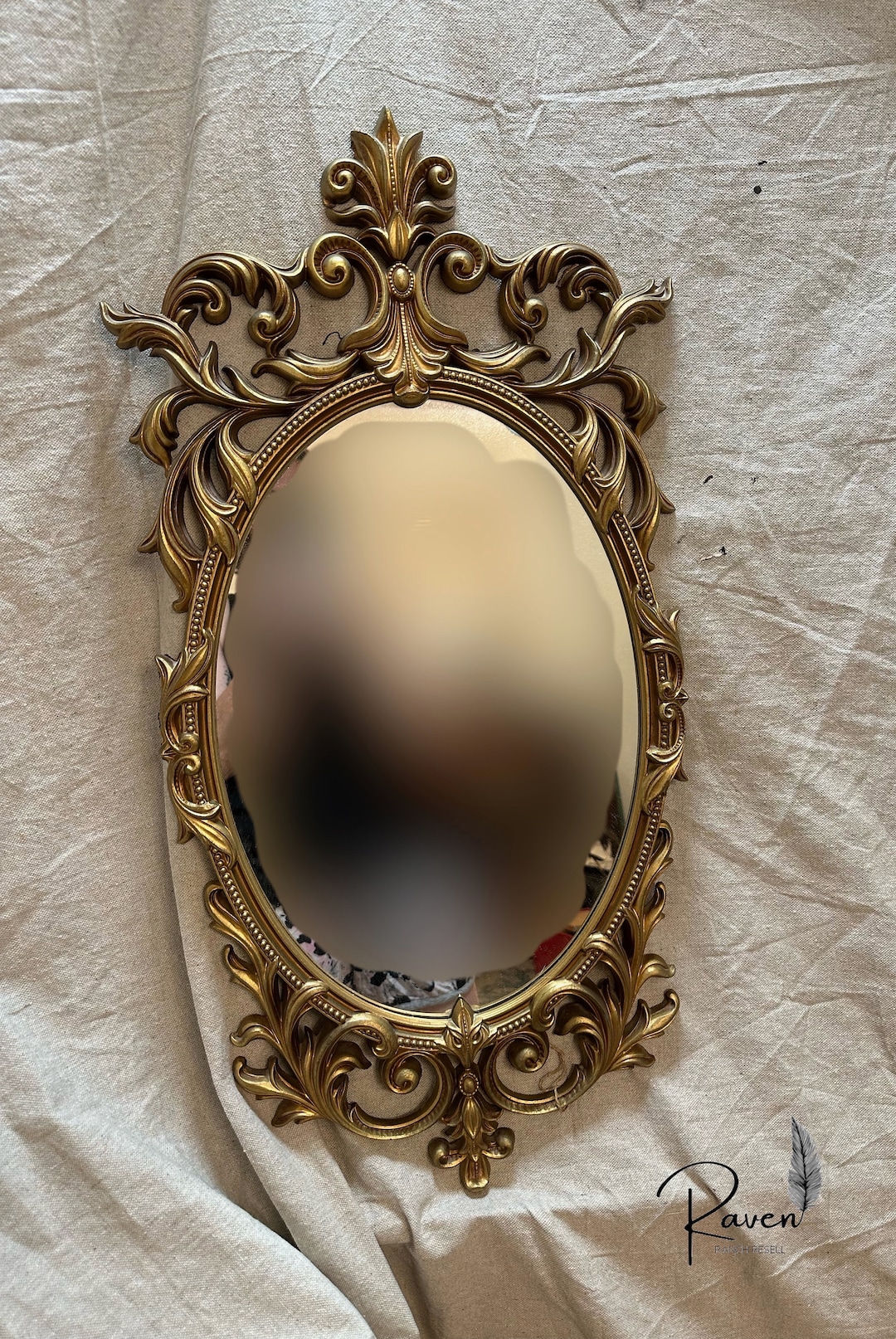 Vintage Turner Wall Accessory Gold Ornate Mirror - Etsy