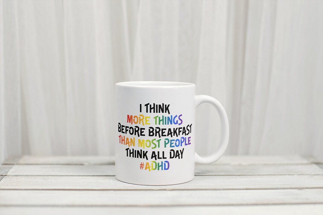 ADHD Pride Ceramic Mug, Neurodiversity Inclusion, 11oz - Etsy