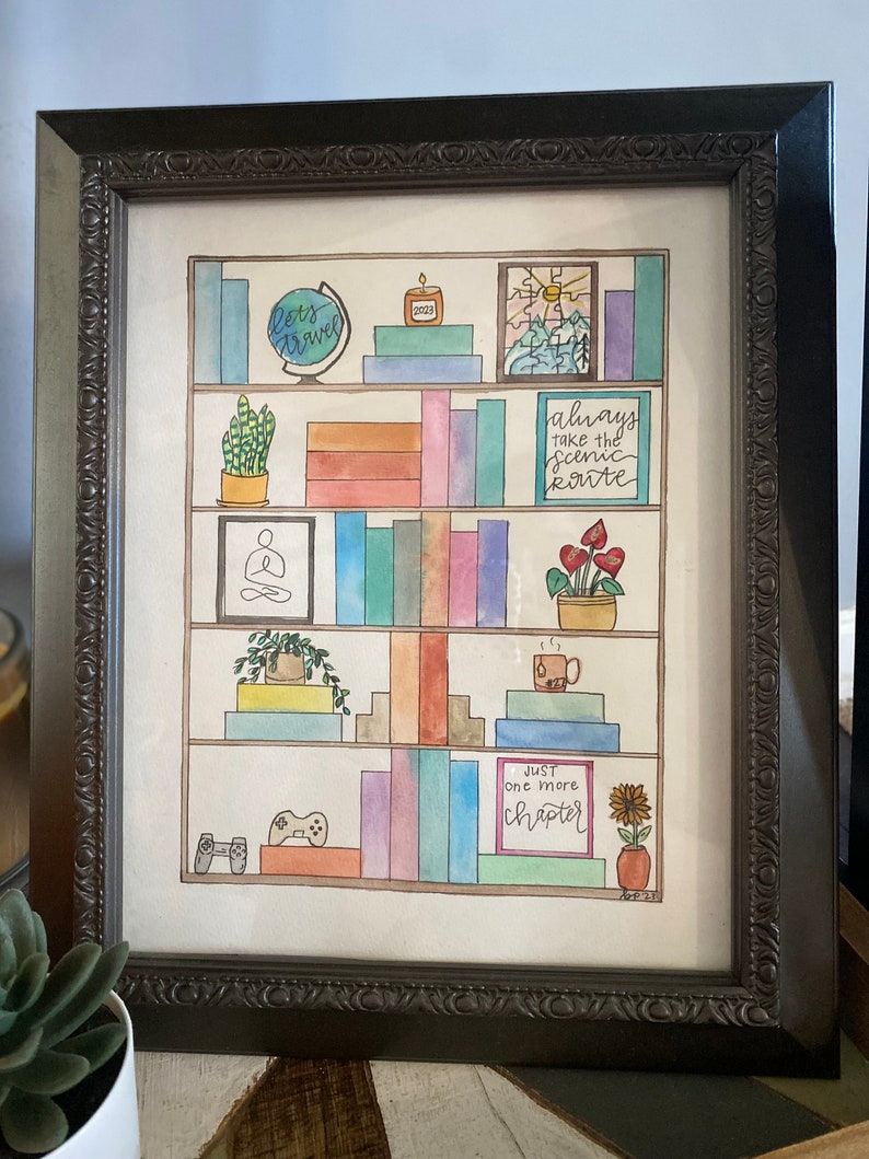 All Booked *custom* Bookshelf - Etsy