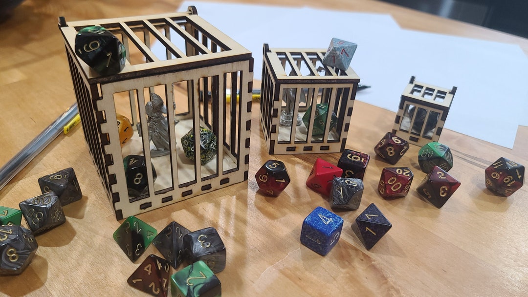 Dice & Mini Jail Set (digital Files Only) - Etsy