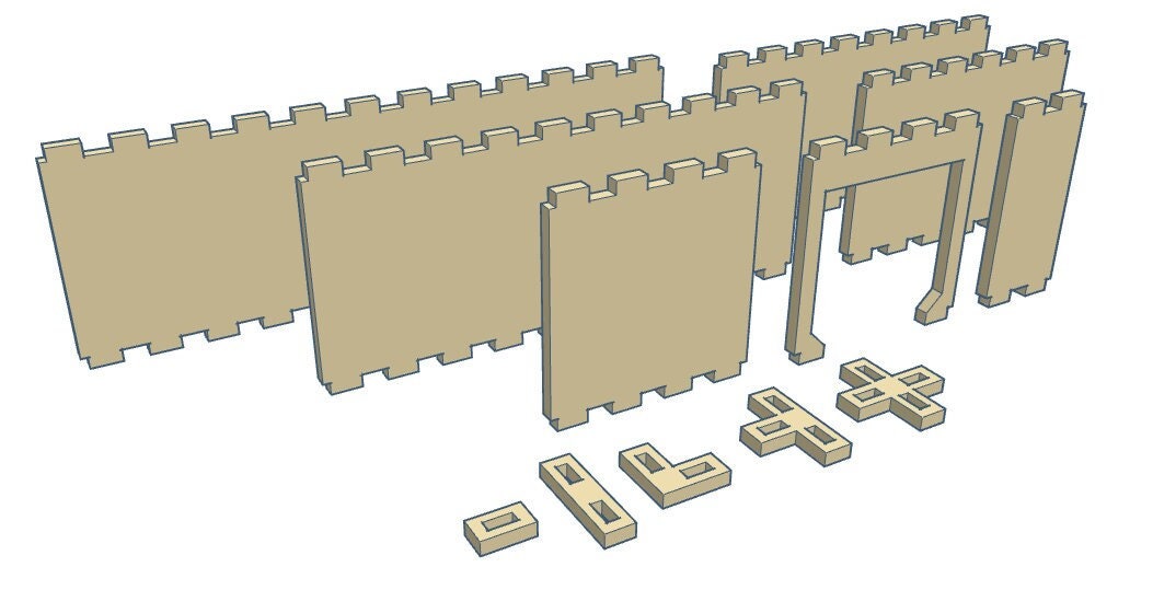 Tablescape Base Set - Modular Laser-cut Map System (digital Files Only ...