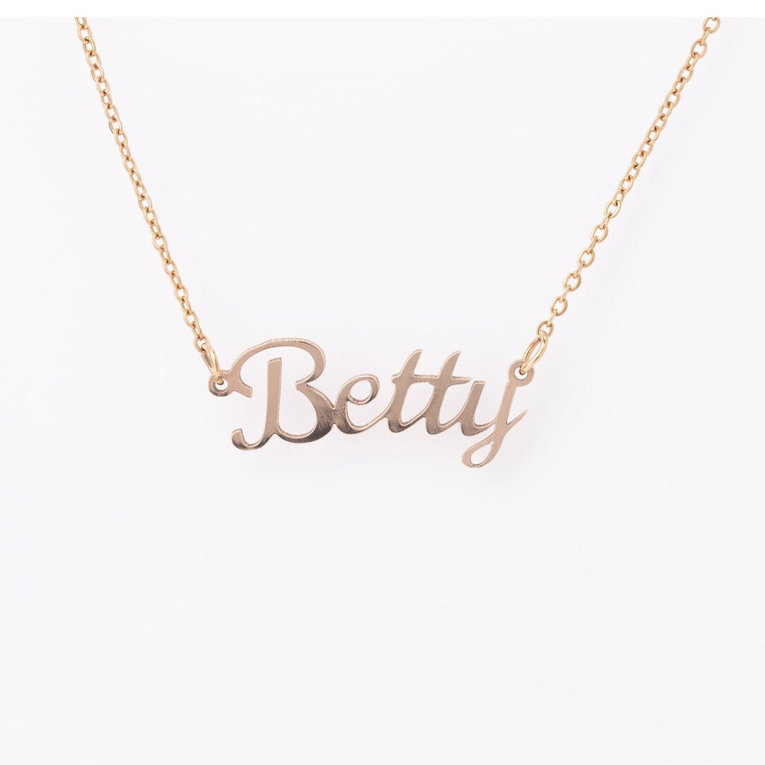 Personalized Name Necklace, Betty Taylor Swift, Betty and James ...