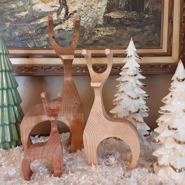 Handmade Reindeer - Etsy