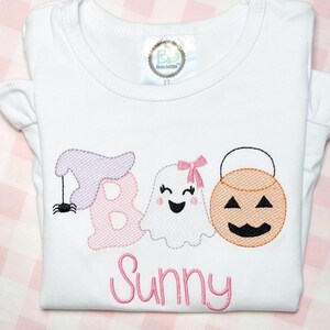 Halloween Boo Monogram Shirt, Toddler Outfit, Halloween Bodysuit, Boo ...