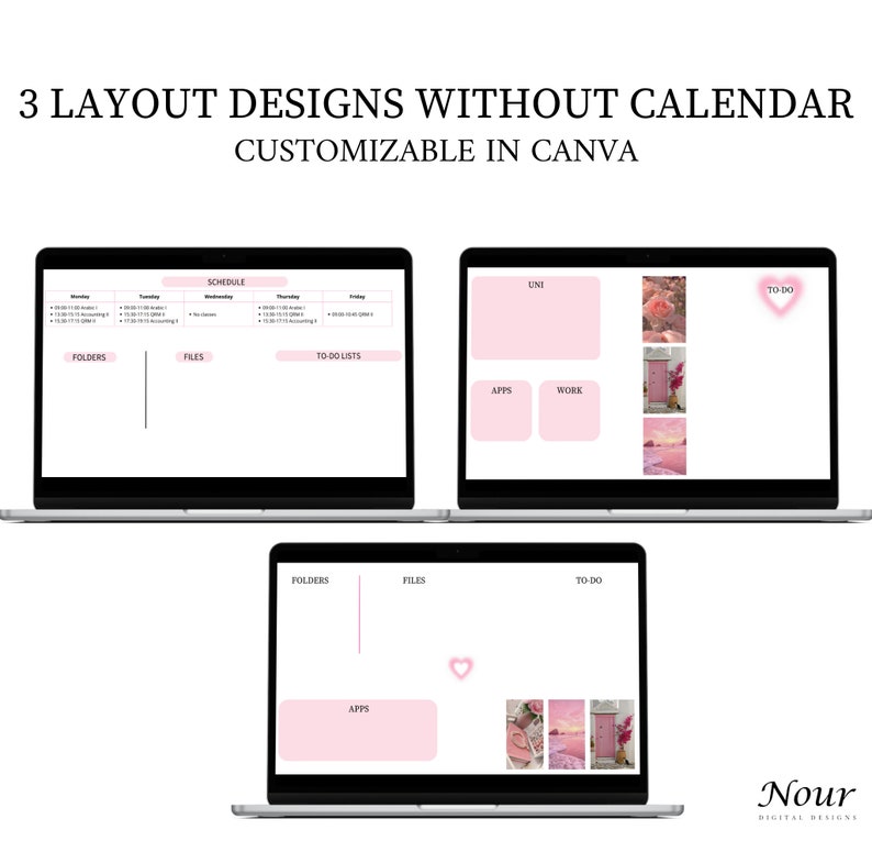 Pink Desktop Organizer Wallpaper | Aesthetic Desktop Organizer| Pink ...