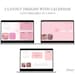 Pink Desktop Organizer Wallpaper | Aesthetic Desktop Organizer| Pink ...