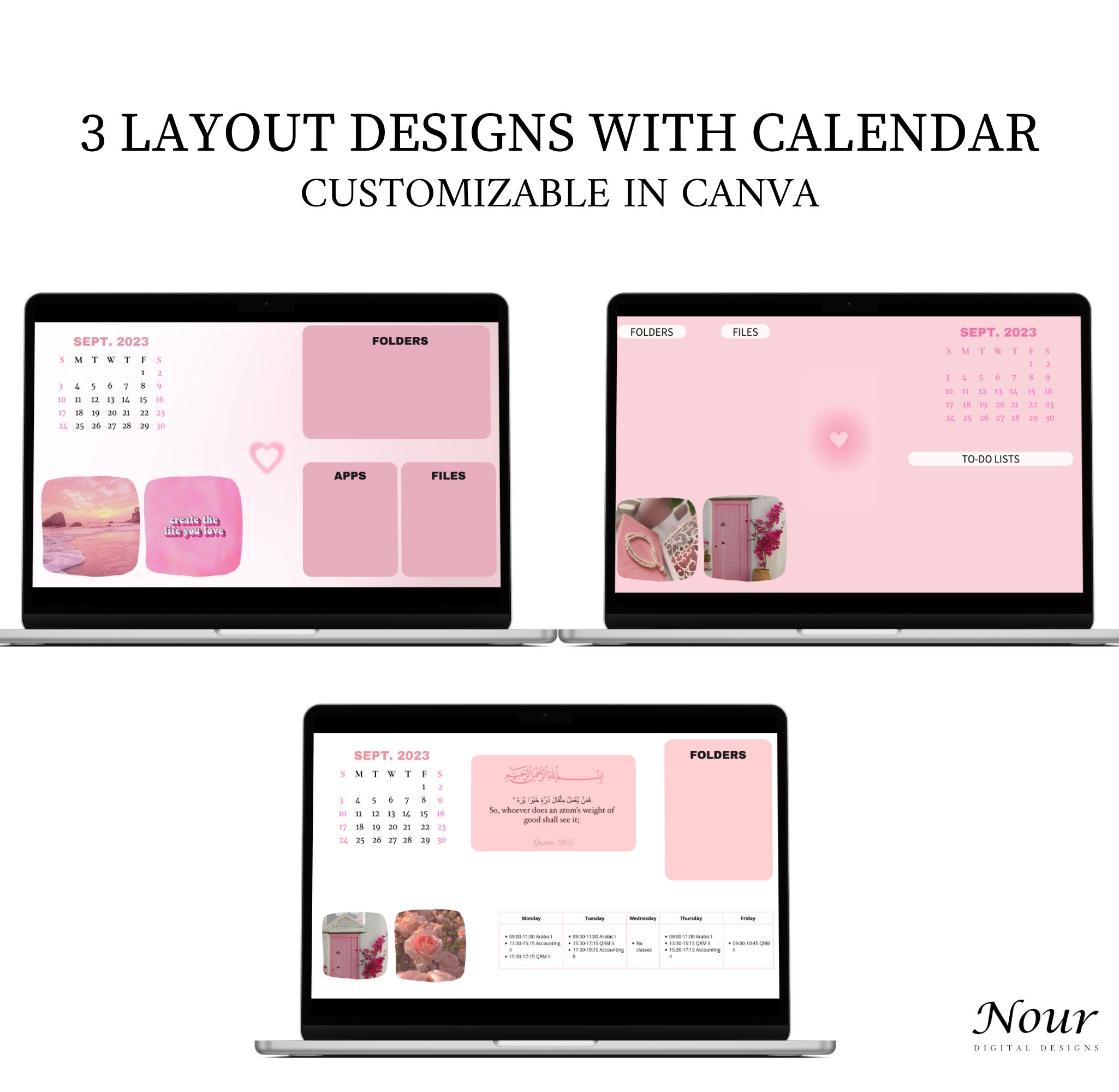 Pink Desktop Organizer Wallpaper | Aesthetic Desktop Organizer| Pink ...