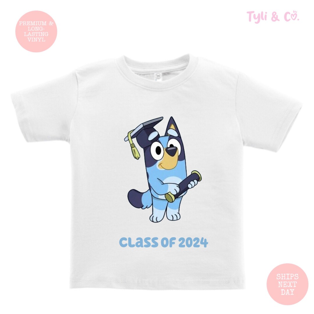 Bluey Class of 2024 Tee - Etsy Australia