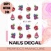 STZ-491 Water Transfer Watermark Pretty Designs Art Decal Sticker ...