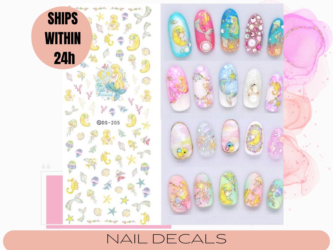 DS-205 Water Transfer Watermark Pretty Design Decal Sticker Stamping ...