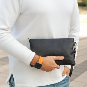 Envelope Bag "boost", Genuine Leather Handbag, Leather Purse, Vintage ...
