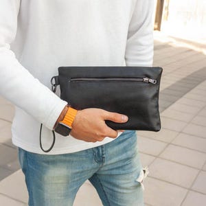 Envelope Bag "boost", Genuine Leather Handbag, Leather Purse, Vintage ...